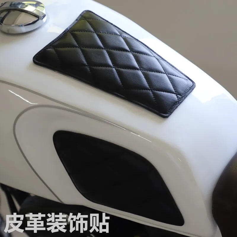 Motorcycle Cafe Racer Tank Traction Pad Side Gas Tank Knee Grip ...