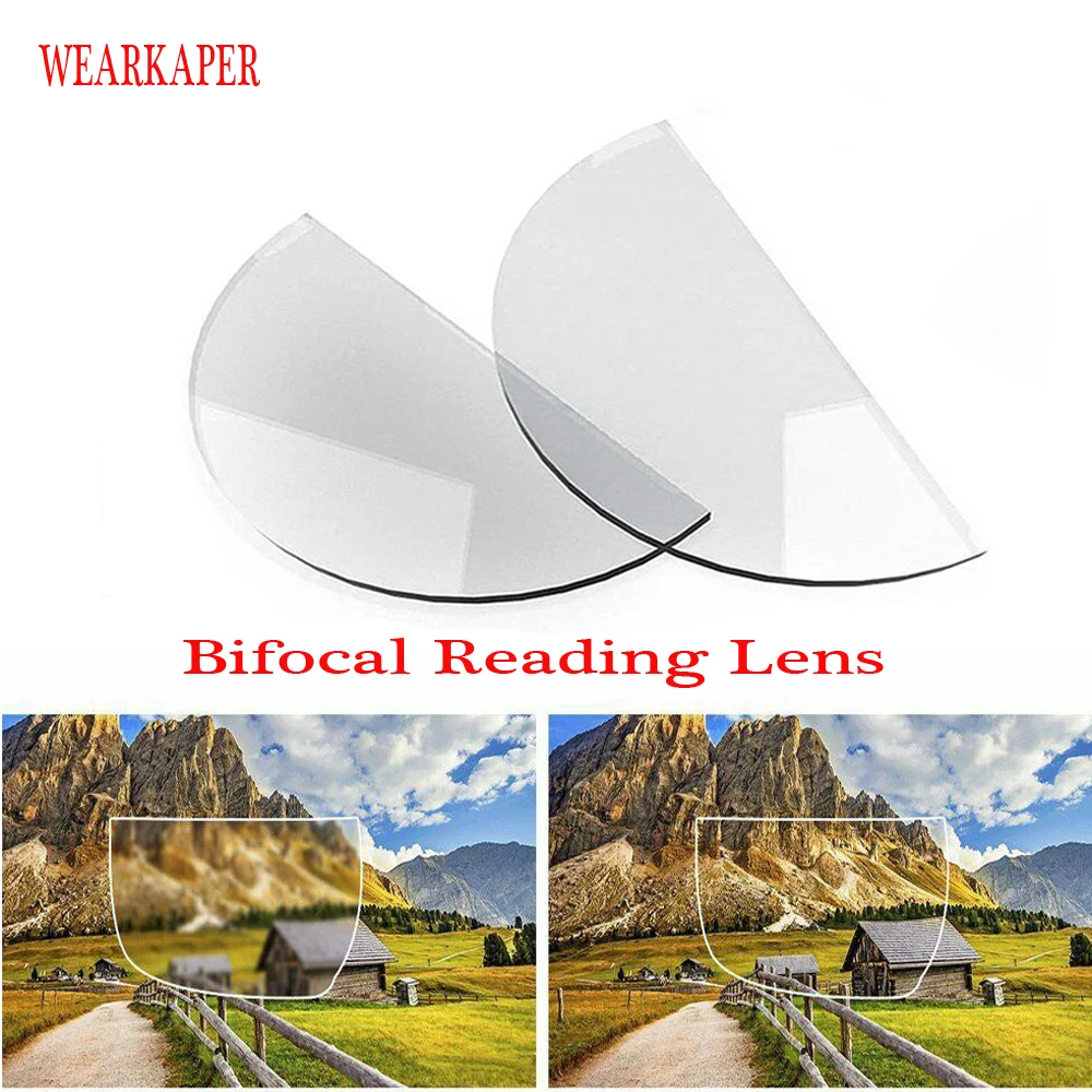 Newest Liquid Silicone Bifocal Reading Lens 2 Pcs Stick-on Presbyopic ...