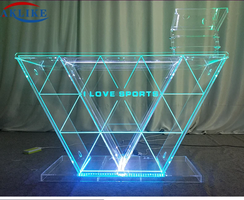 Bàn Bar Đèn Led Acrylic Dj Booth Thanh Bàn Trộn Bộ Điều Khiển Hệ Thống ...