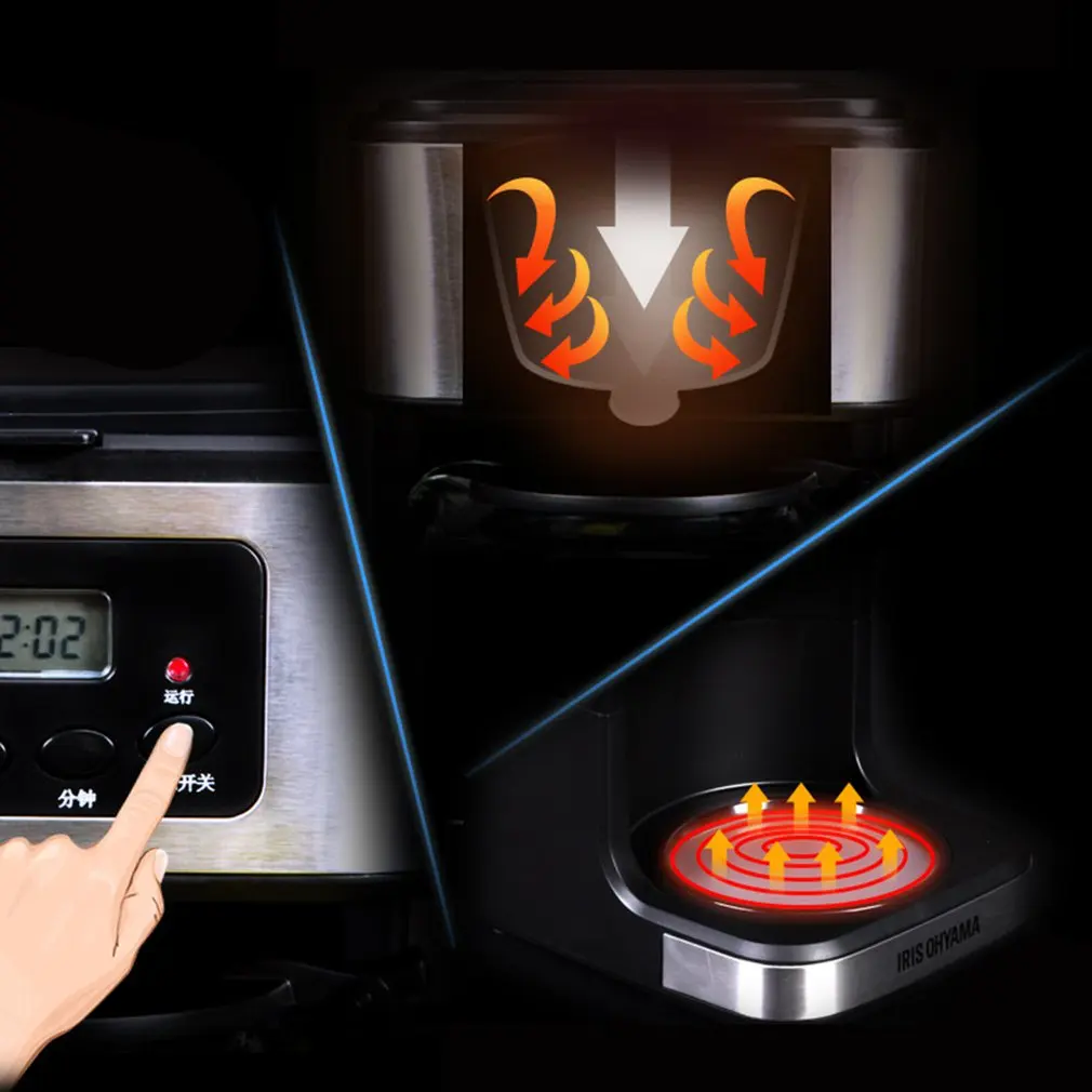 Coffee Machine Drip Coffee Machine Fully Automatic Coffee Maker Large ...