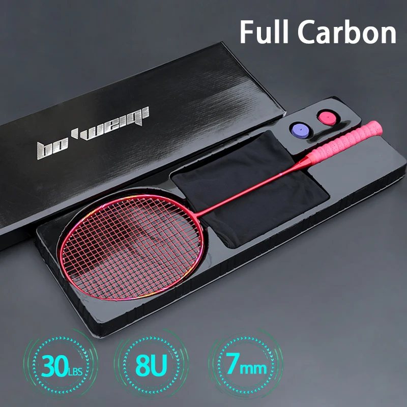 Ultra Light Professional 7u 8u 65-67g Strung Full Carbon Fiber ...