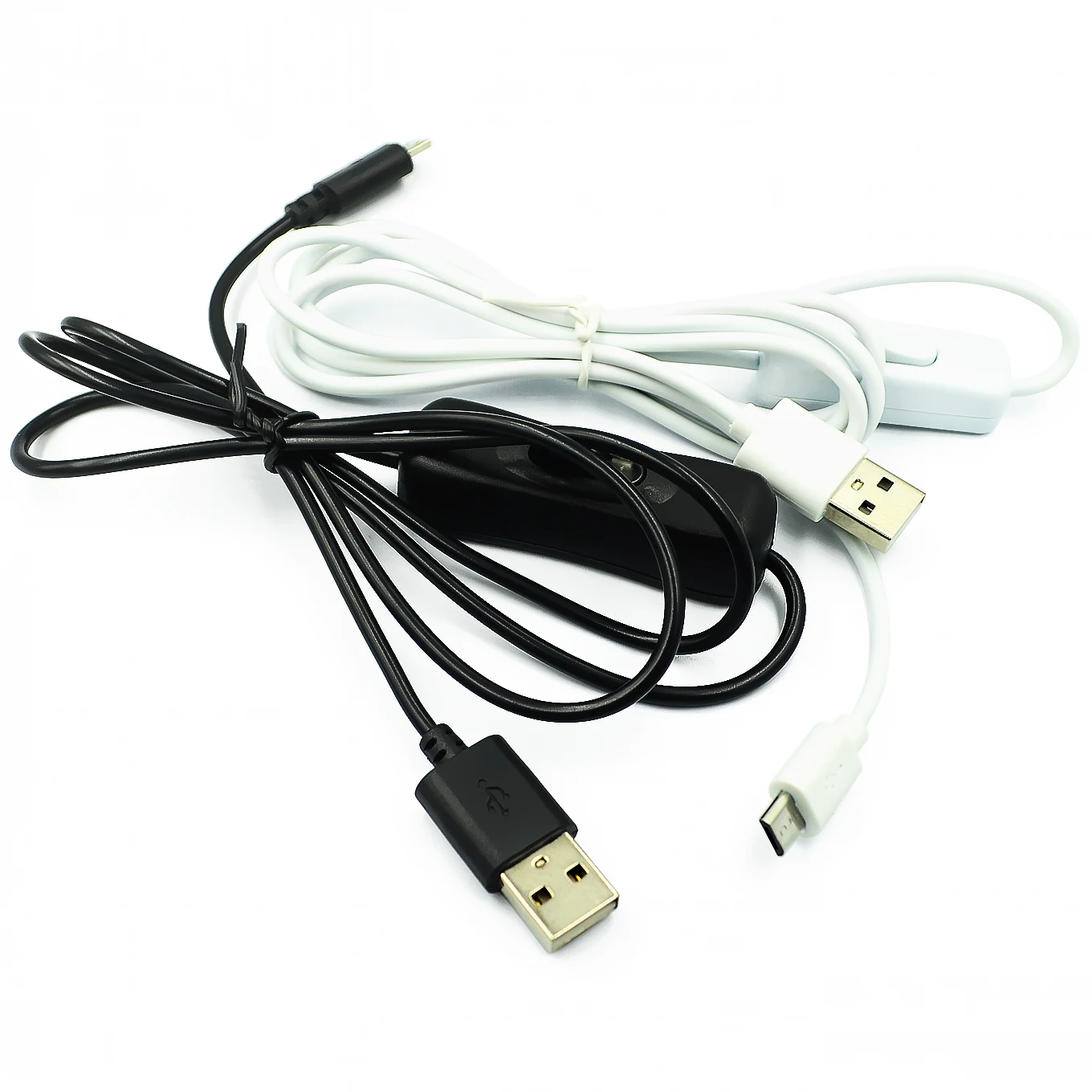 Raspberry Pi Power Cable with switch ON/OFF button Micro USB charging ...