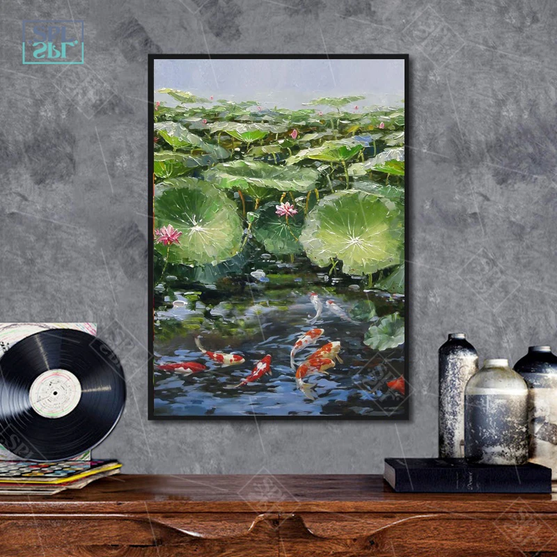 24+ Gambar Lukisan Ikan Koi Dan Teratai - Ikan Center