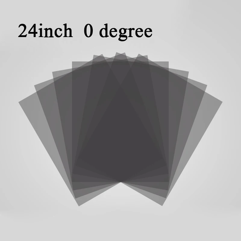 New 24inch 24 inch 0/45/90 degree Glossy LED/LCD Polarizer Polarizing ...