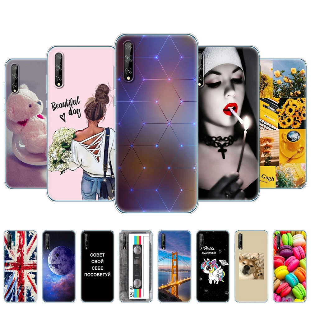 For Huawei Y8P Case 6.3" Silicon Soft Tpu Phone Case For Huawei y8p ...