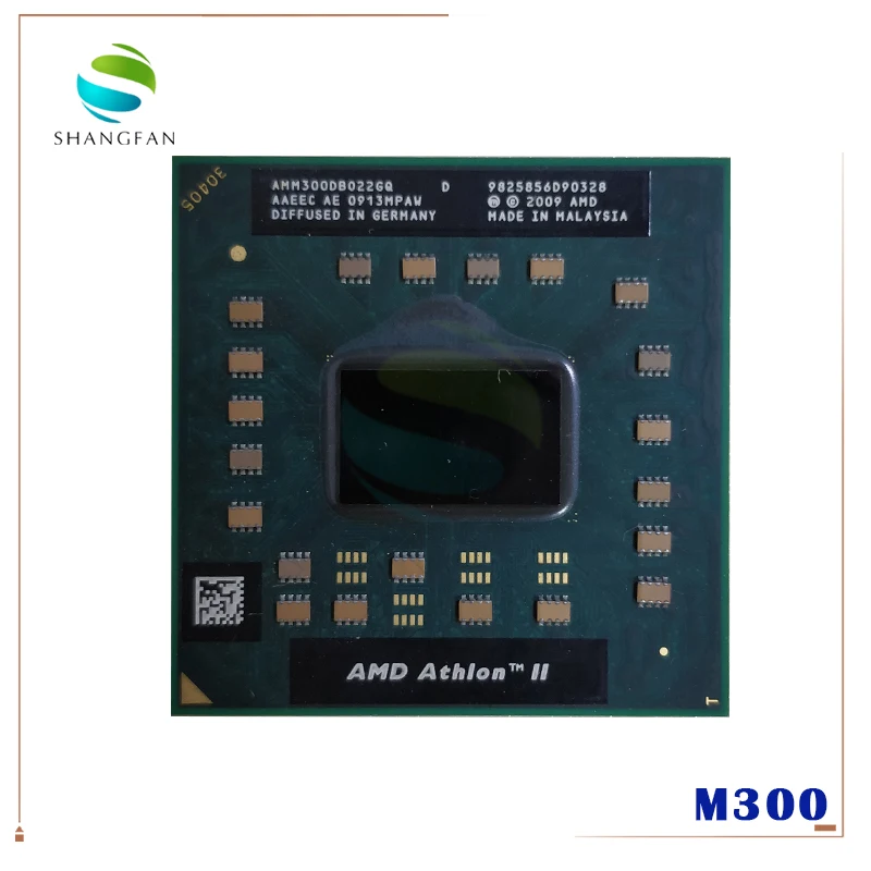 Amd Athlon Ii Dual-core Mobile M300 Amm300dbo22gq Notebook Cpu 2.0ghz ...