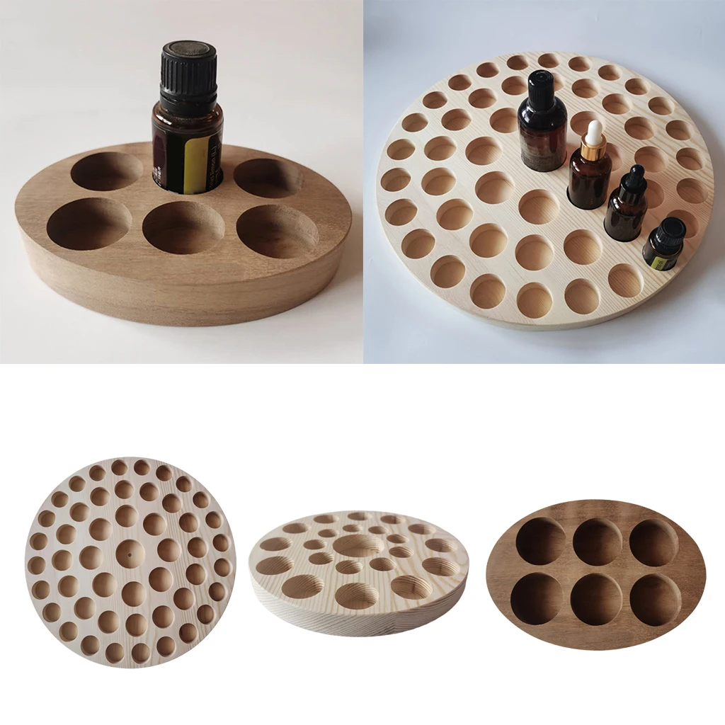Wood Essential Oil Display Stand Rack Organizer For Display & Storage ...