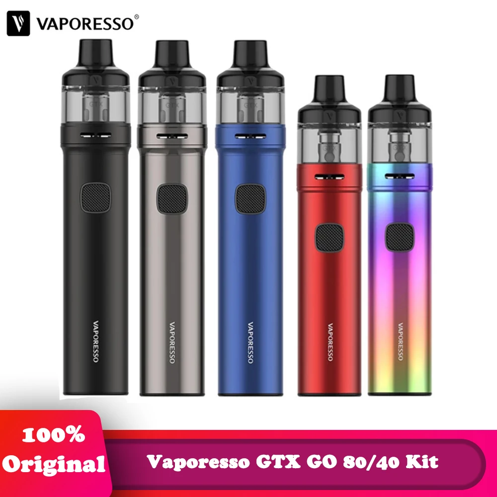 Vaporesso GTX GO 80 Kit 80W 3000mAh 5ml Cartridge GTX GO 40 Kit 40W ...