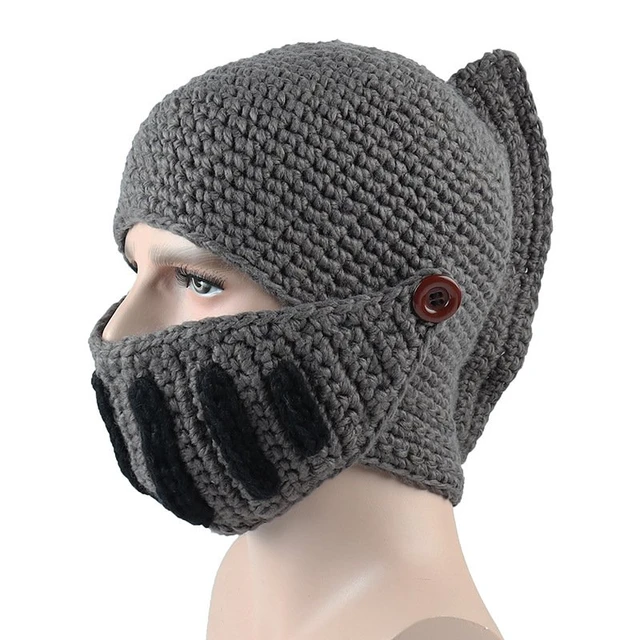 Knitted Roman Gladiator Helmet