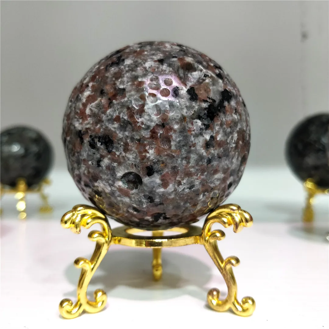 5-8cm Natural Firestone Yooperlite Quartz Mineral Crystal Ball ...
