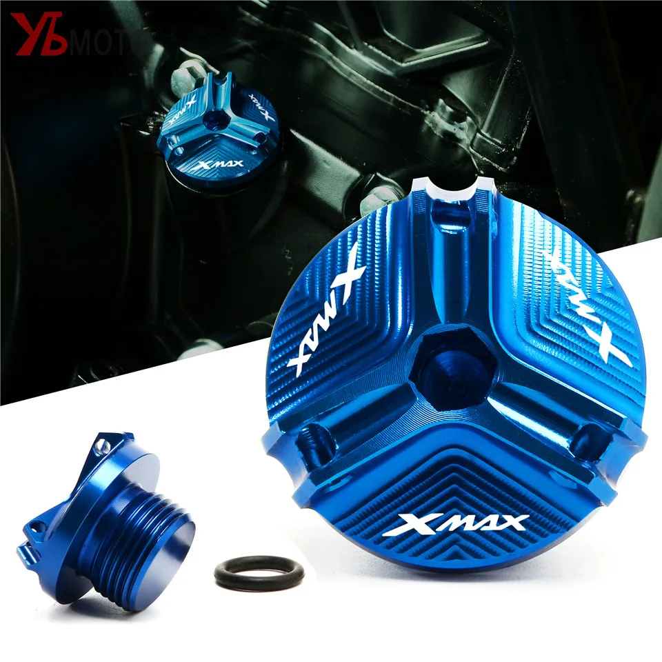 Motorcycle-Accessories-XMAX-250-300-Oil-filler-Cap-Engine-Plug-Cover ...