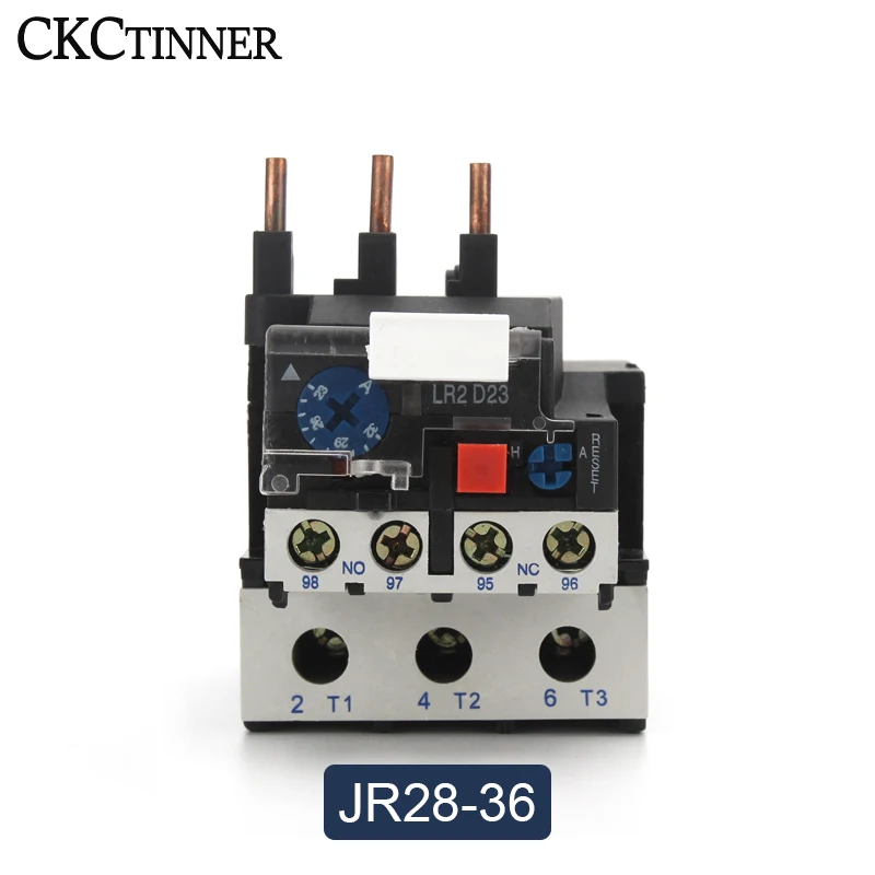 Thermal-Overload-protection-Relay-JR28-36-LR2-D23-Adjustable-thermal-relay-Electric-Relays-17A ...
