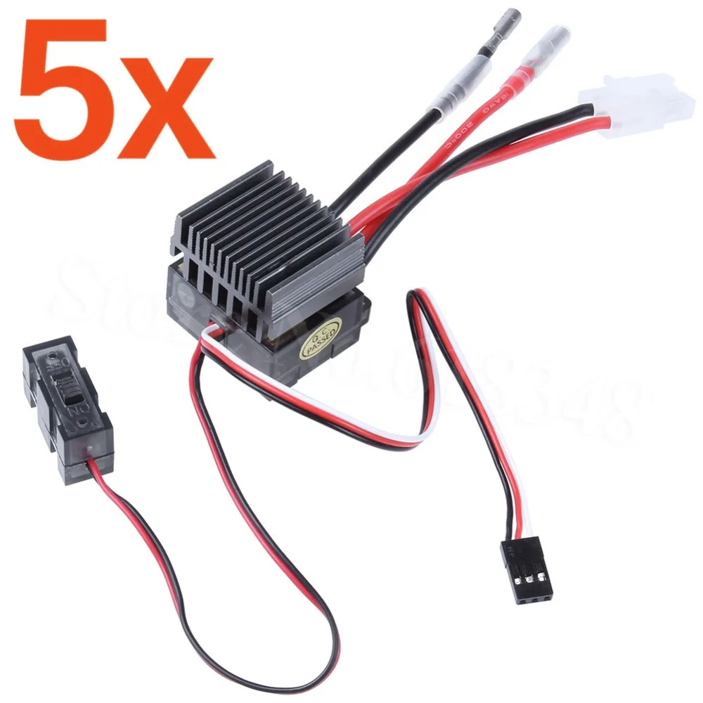 5pcs High Voltage 320a Brushed Esc Brush Speed Controller Reverse Brake ...