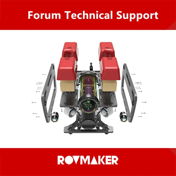 ROVMAKER 150M 깊이 수중 로봇 개발 키트, ROV 오픈 소스 수중 로봇 교육용 에디션 키트, 오픈 프레임|스마트 리모콘| - AliExpress