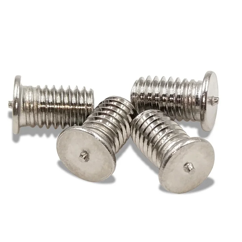 304 Stainless Steel M6*12/14/16/20/25/30/35/40/45/50 Welding Bolt Spot Welding CD Stud screw ...