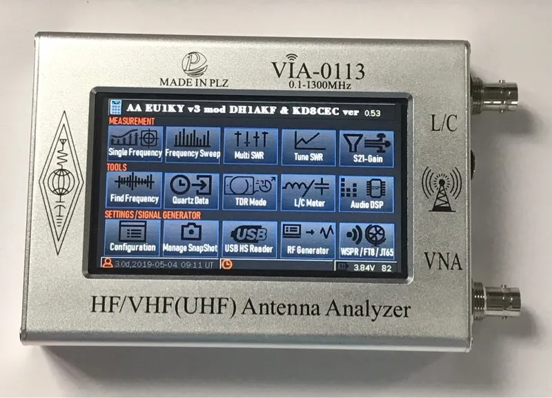 Antenna-analyzer-Multifunctional-network-analysis-0-1-1300MHz-4-3-inch ...