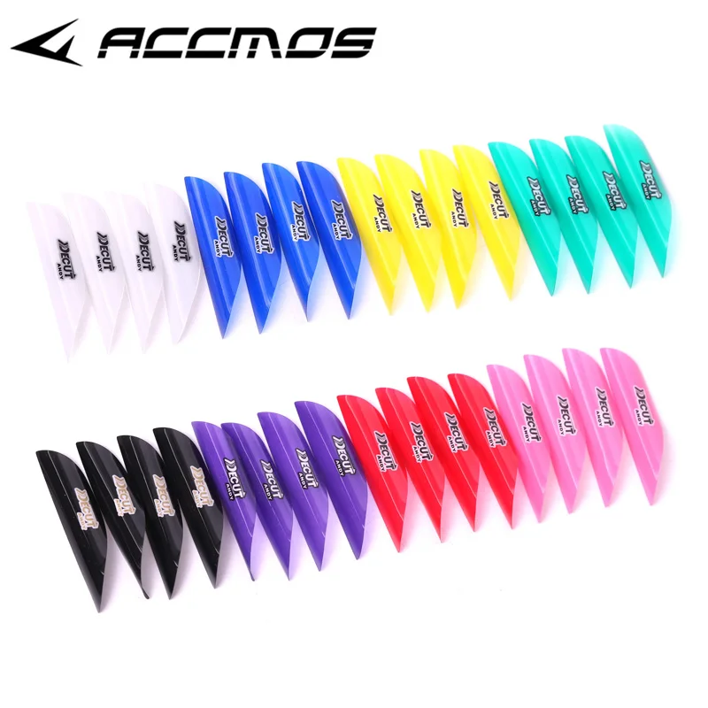 50pcs Archery 2inch Right Wing Spin Vanes Diy Arrow Archery With ...