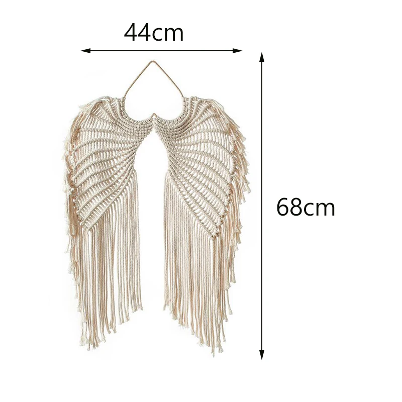 Angel Wings Macrame Wall Hanging | Macrame-design.com