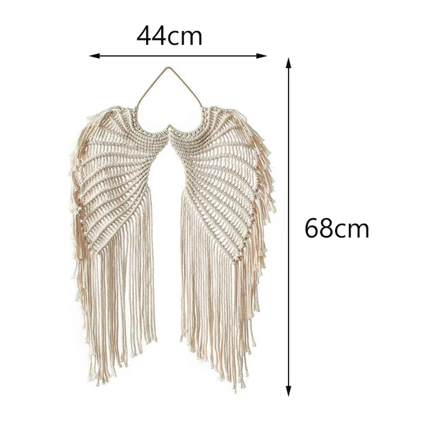 Angel Wings Macrame Wall Hanging | Macrame-design.com