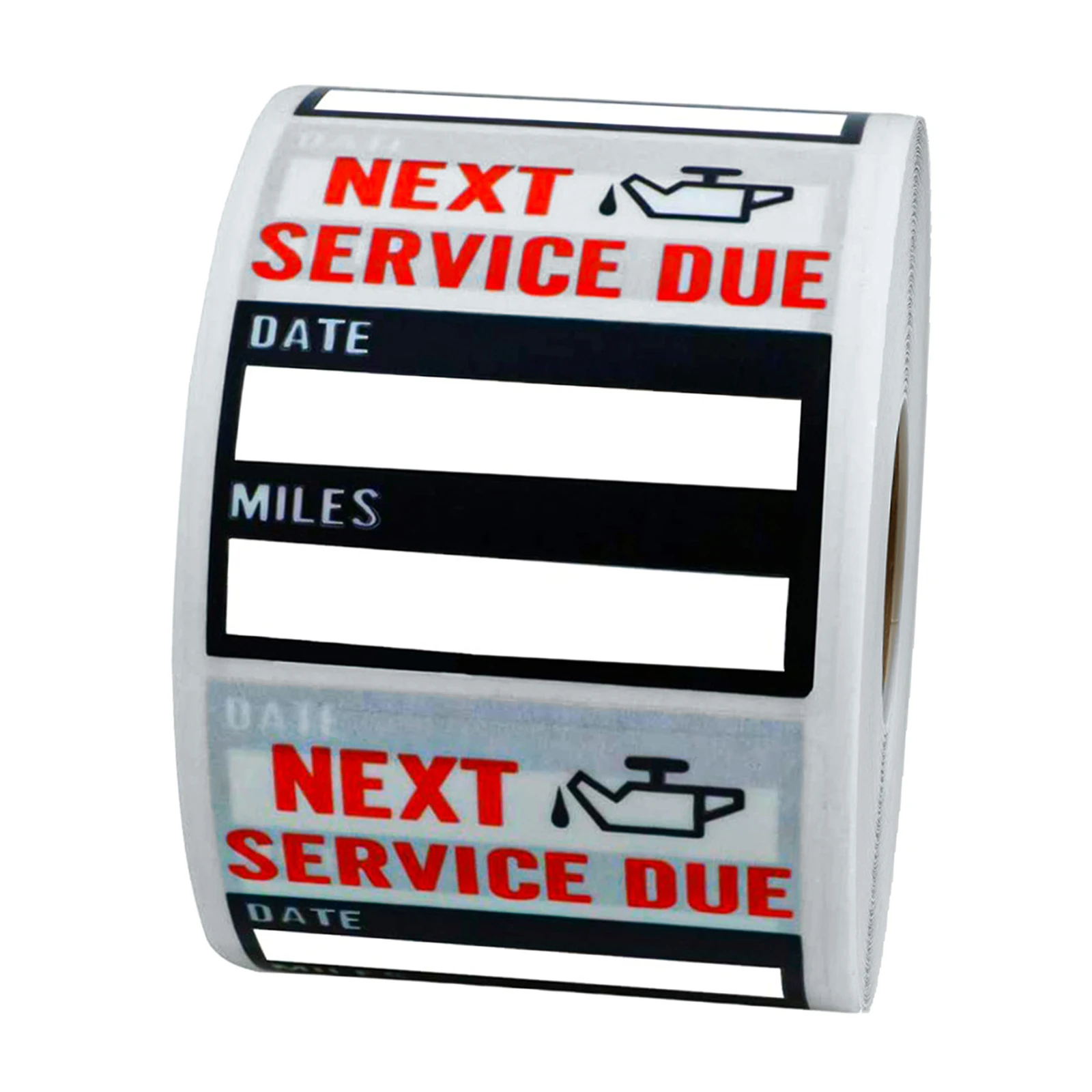 Auto Maintenance Service Due Reminder Oil Change Stickers Low-tack ...