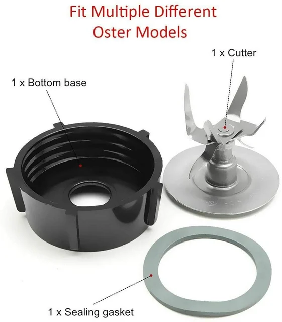 Blender Ice Blades 8-Piece Oster Blender Replacement Parts - Ice Blades ...