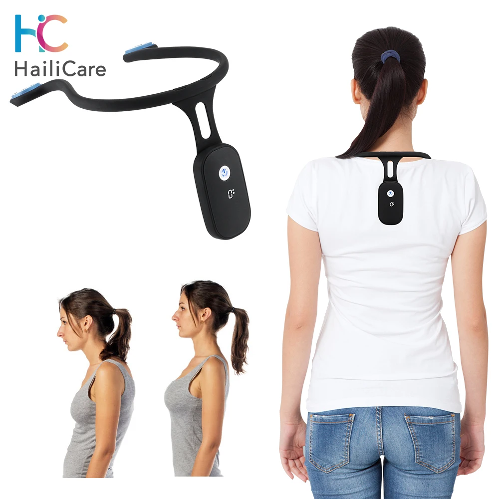 Smart Posture Corrector Device Realtime Monitoring Correct Posture Sitting Straighten Back For