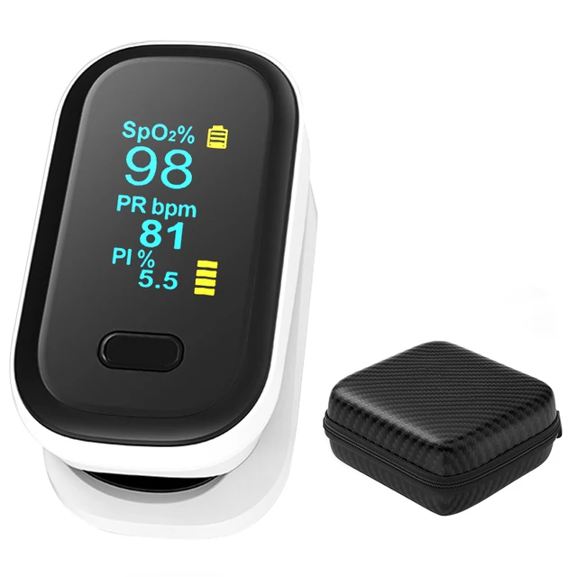 Professional Pulse Oximeter OLED Blood Oxygen Oximeter PR SpO2 Blood ...
