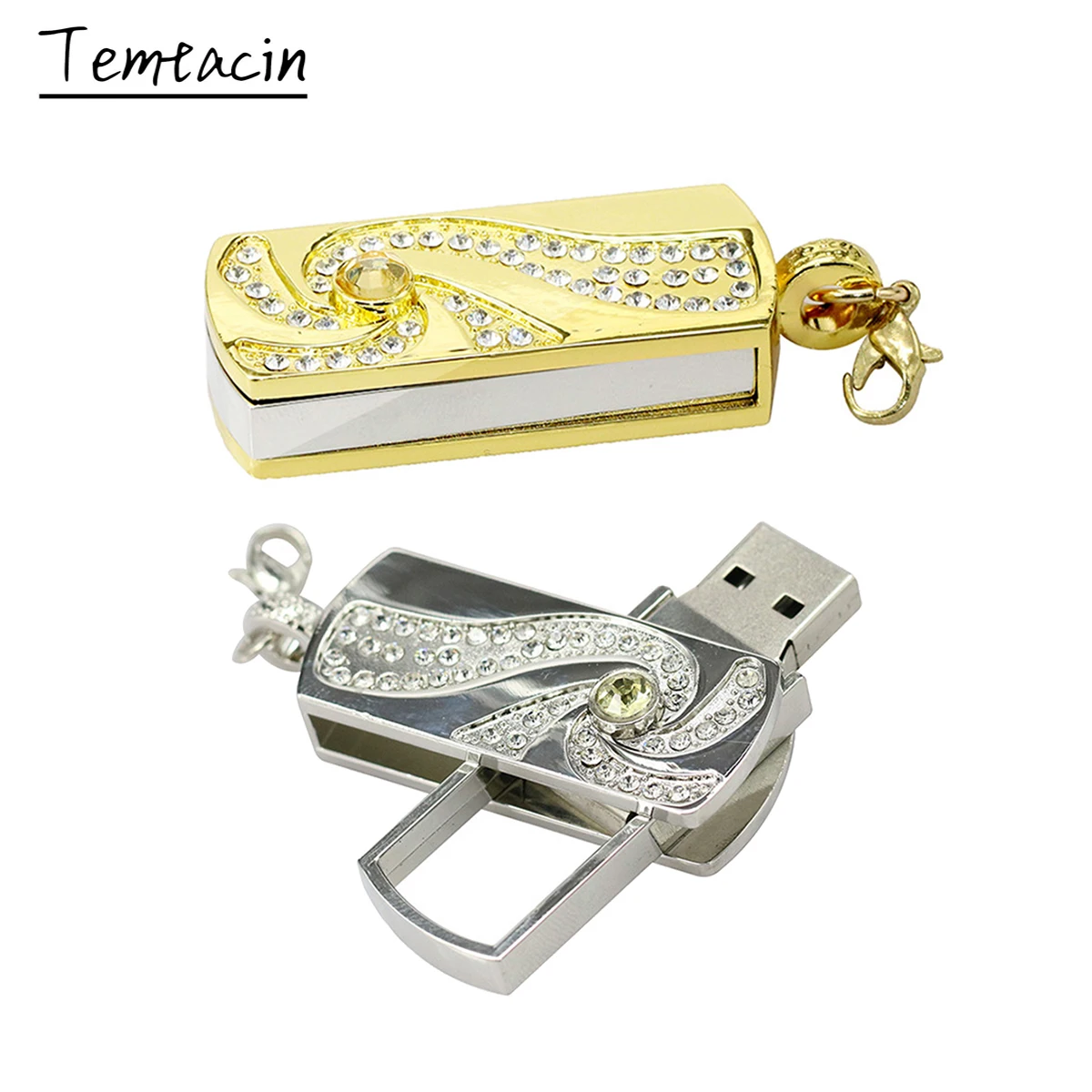 Cl-USB-Rotation-cristalline-support-m-moire-de-8GB-16GB-32GB-64GB-256GB ...