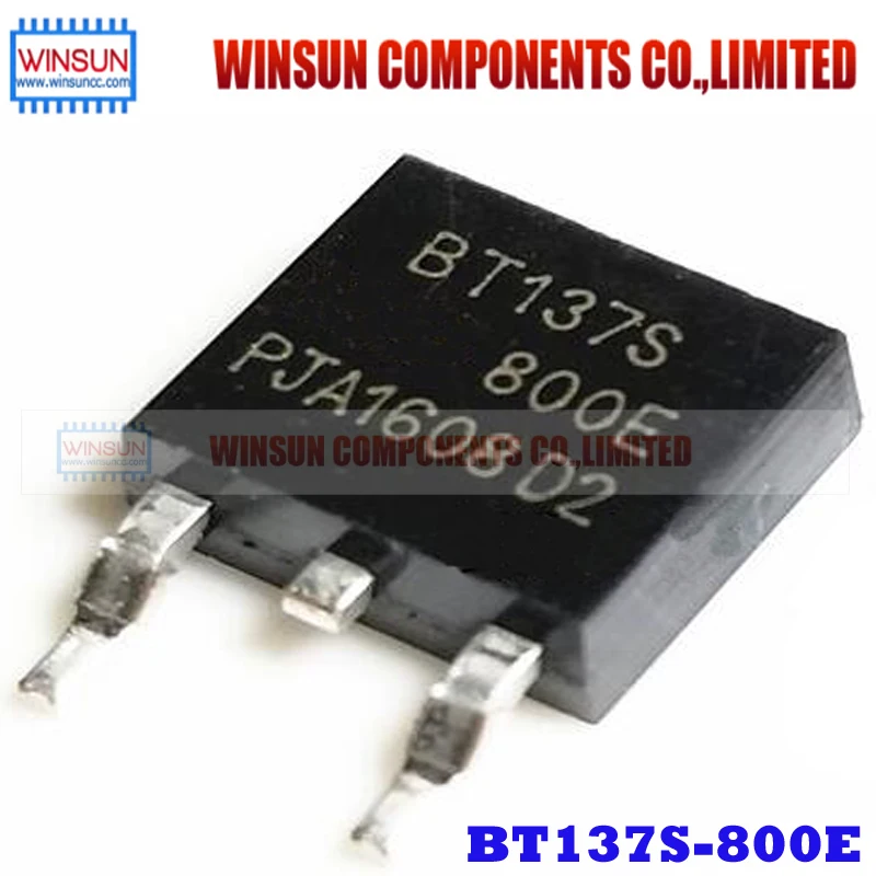 100 unids/lote BT137S 800E TO252 BT137S 800V 8A nuevo|Conectores ...