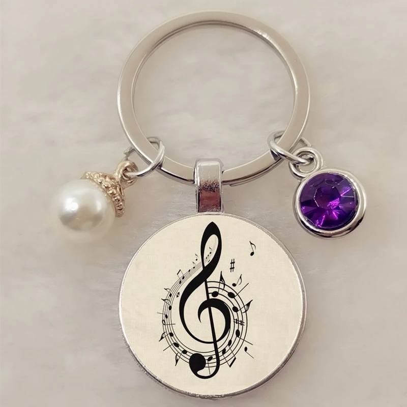 Musical Instruments Guitar Flute Violin Music Keychain Pendant Music ...