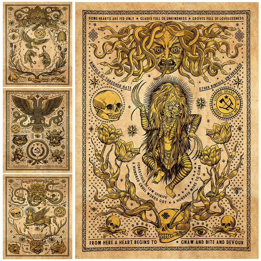 Old Demon Painting