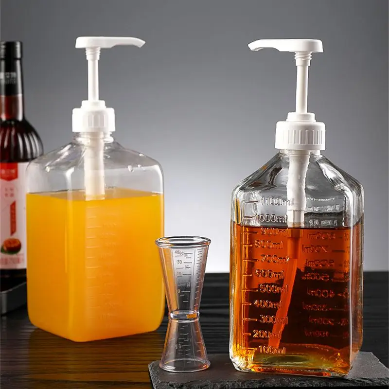 Aixiangru Honey Dispenser Hand Pressure Fructose Sugar Press Bottle ...