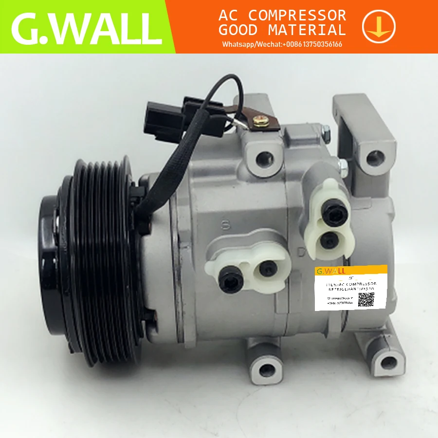 For Ac A/c Air Conditioning Compressor For Kia Rio Iii Ub Hyundai ...