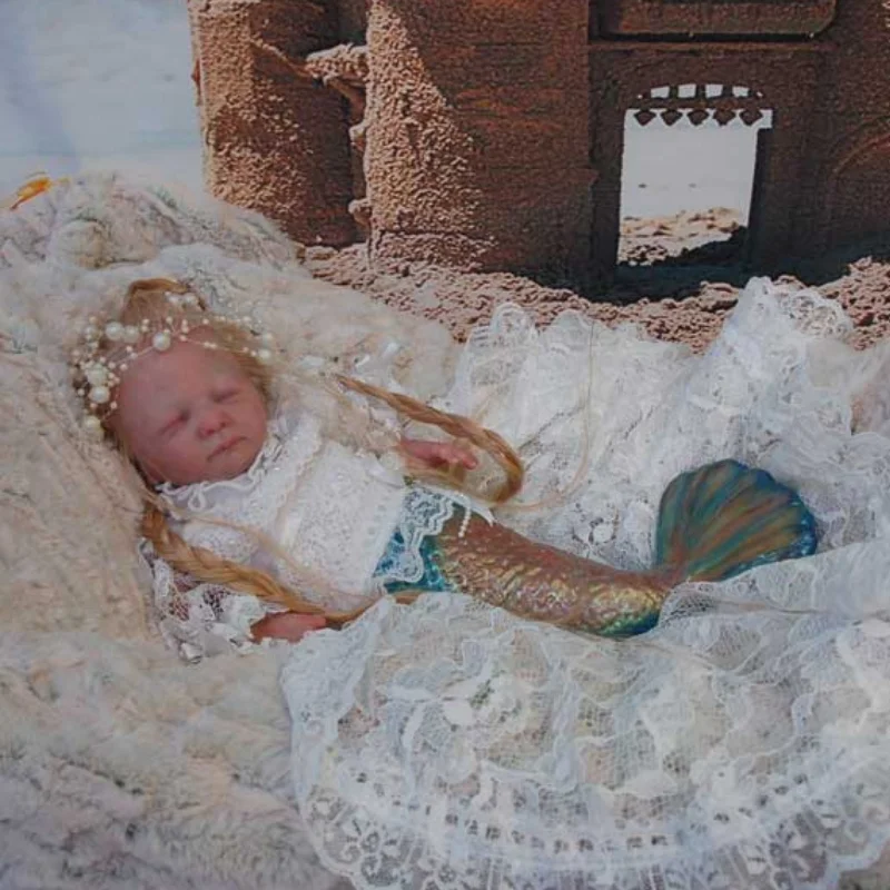 Bebe-Reborn-Kit-Mishell-Mermaid-Vinyl-Baby-Blank-Unpainted-Unfinished ...