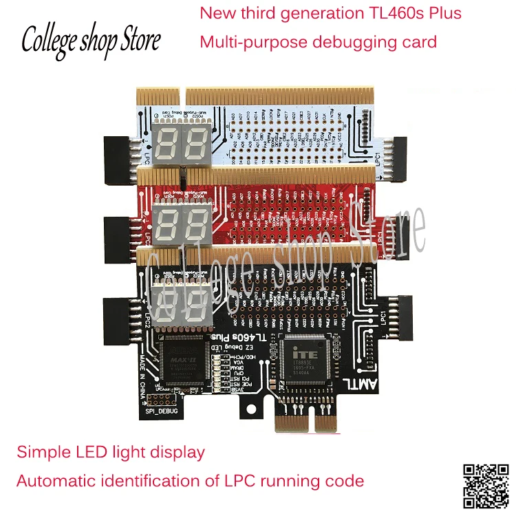 TL460 Multi-purpose Debug Card Computer PCI E Test Card LPC DEBUG ...
