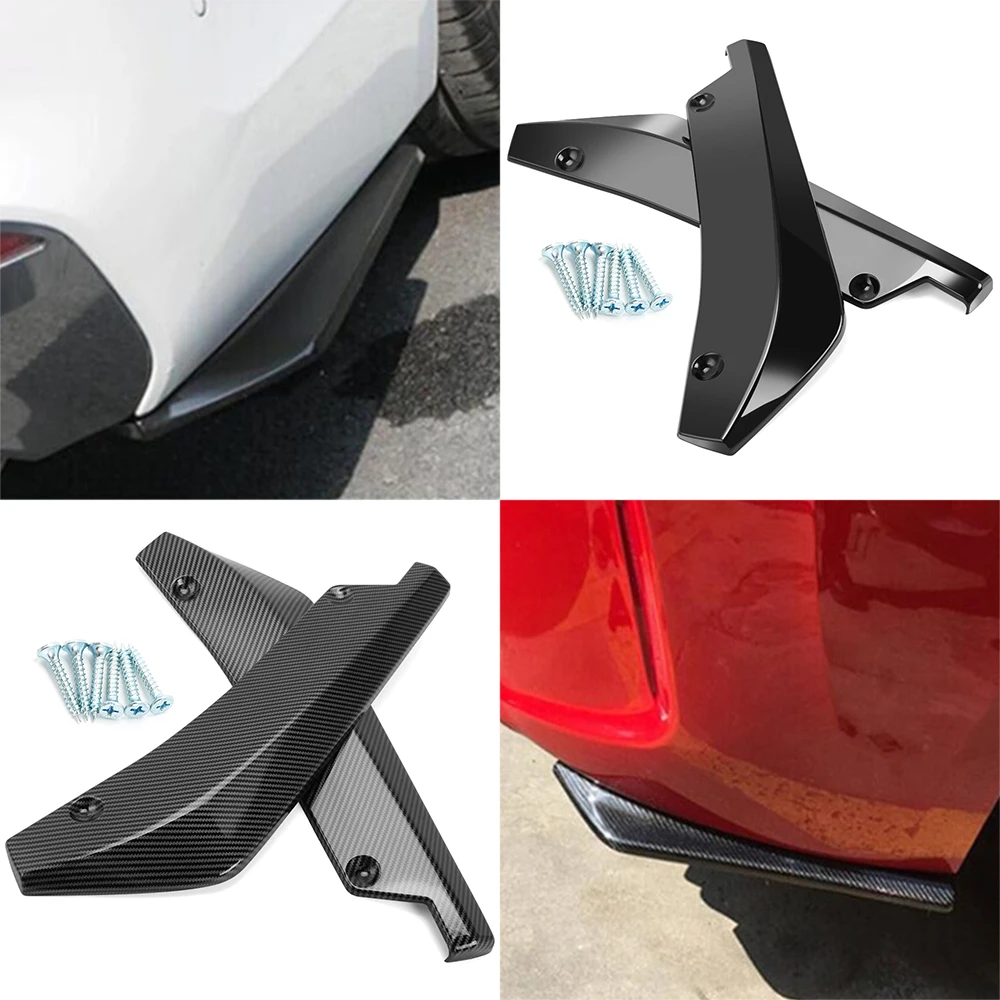 2Pcs-Car-Rear-Bumper-Lip-Spoiler-Scratch-Protector-For-Peugeot-106-107 ...