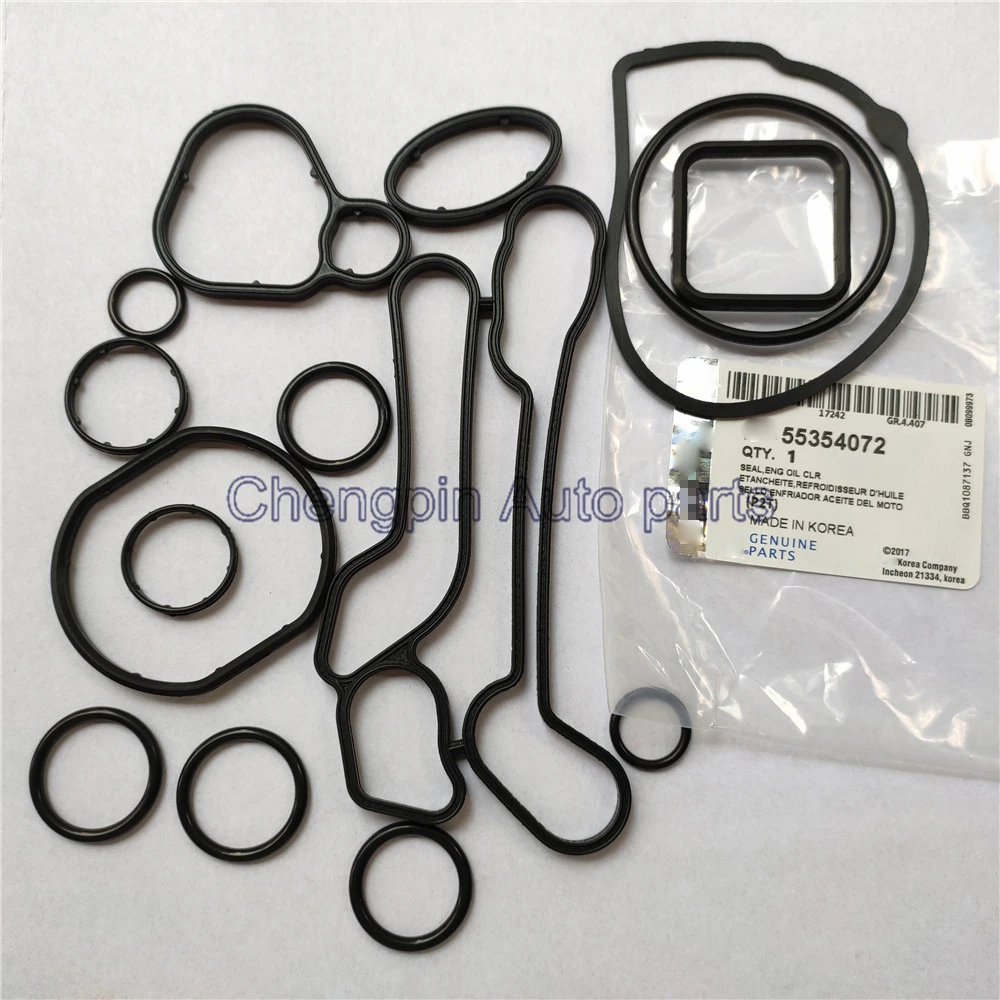 10X Cooling System Oil Cooler Gasket Seals OEM# 55354071 24445723 ...