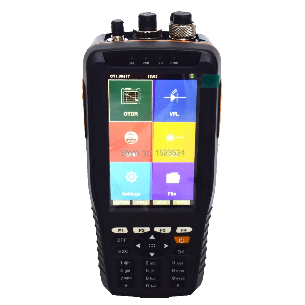 Tm290 Touch Screen Smart Mini Otdr 1310 1550nm Or 1610nm With Built-in Vfl Opm Ols Otdr Optical ...