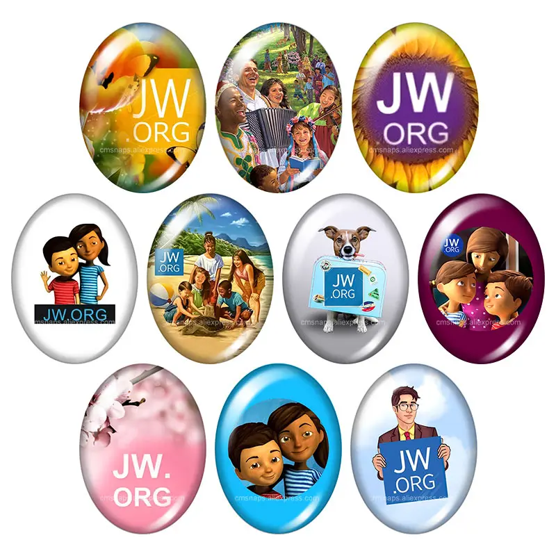 JW-ORG-Jehovah-s-Witnesses-JW-the-Bible-Love-Oval-18x25mm-30x40mm-mixed ...