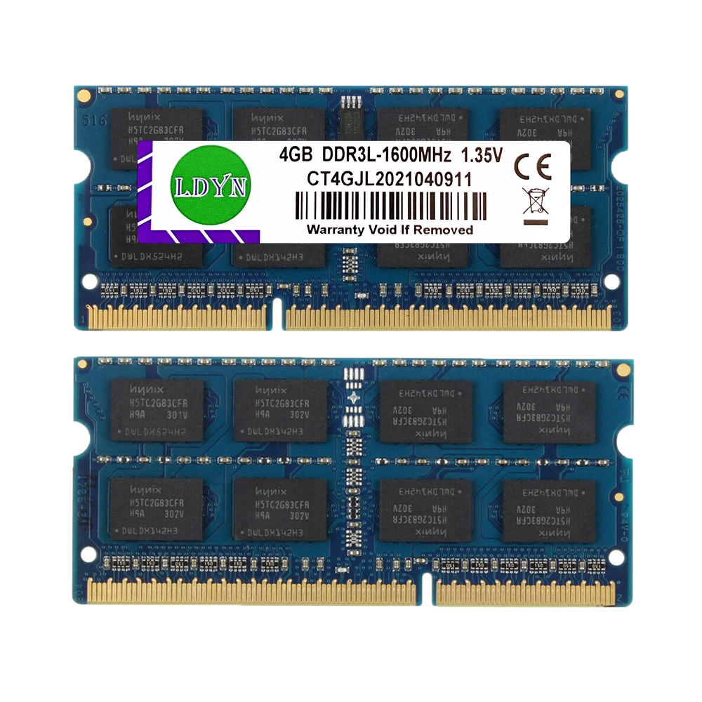 Ldyn Ddr3l Ram 2gb / 4gb / 8gb 1333mhz 10600 1600mhz 12800s Laptop ...