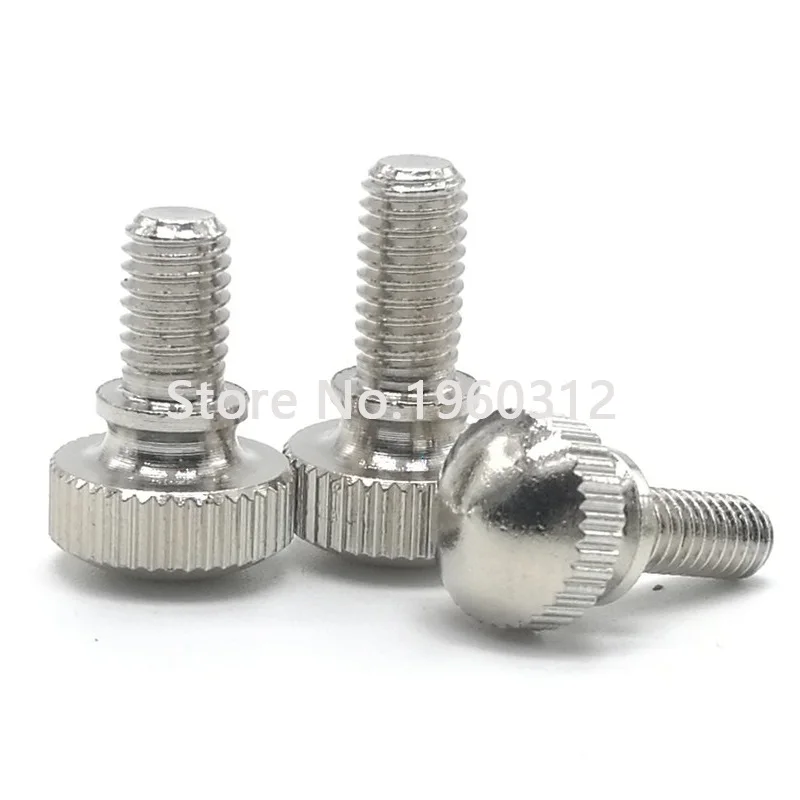 2-5PCS M3 M4 M5 M6 GB834 Brass Knurled head or Nickel plating hand ...