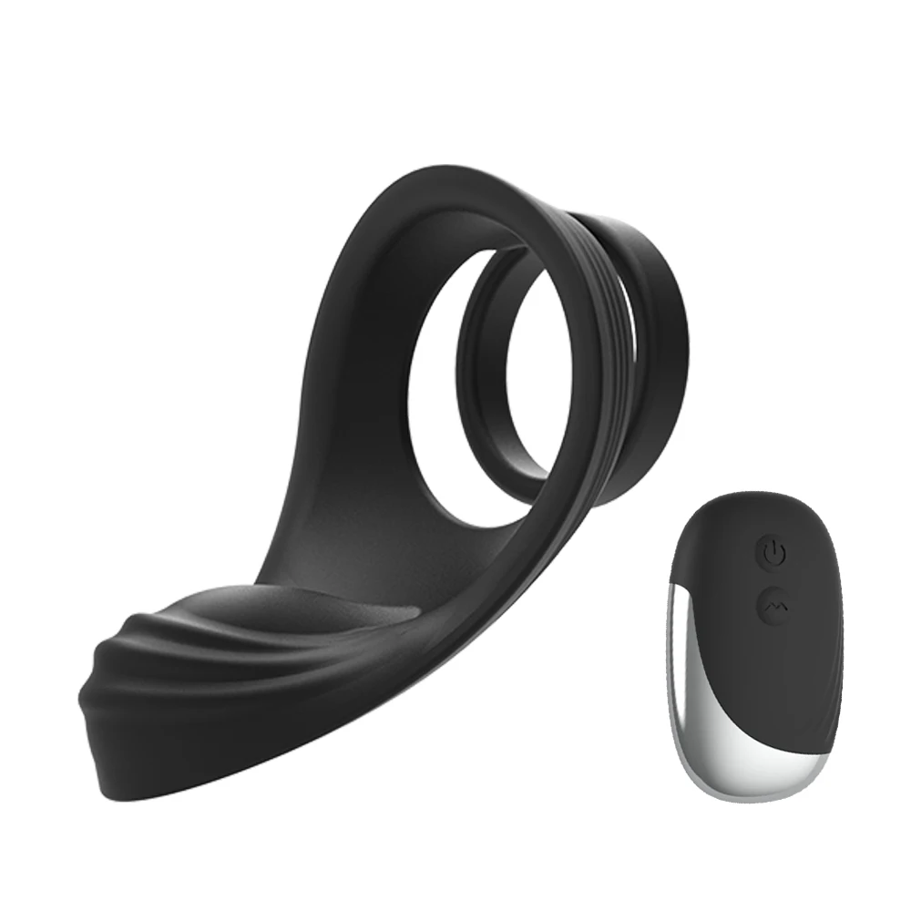 A Pas de télécommande - Anneau de pénis pour homme, vibrateur, masseur, retarde l'éjaculation ...