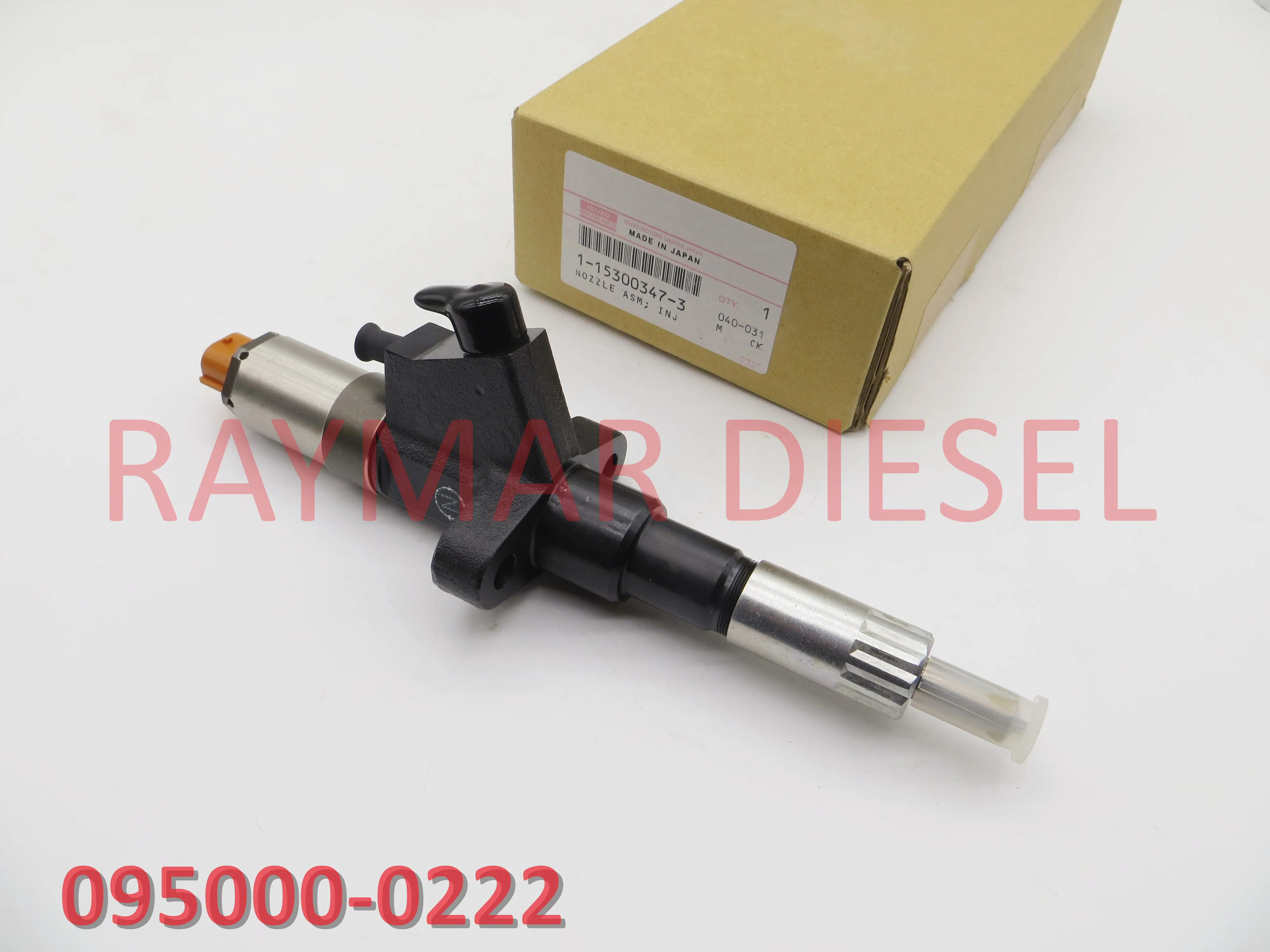 Inyector de combustible common rail 095000 0222 genuino para 6SD1 ...