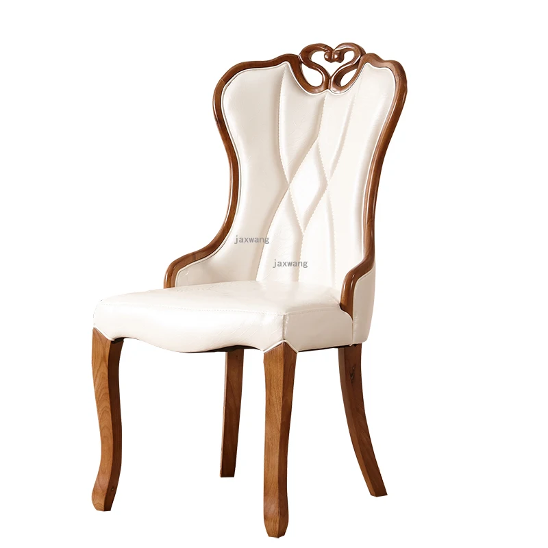 Modern-Fashion-Dining-Chair-Advanced-Leather-Leisure-European-Style ...