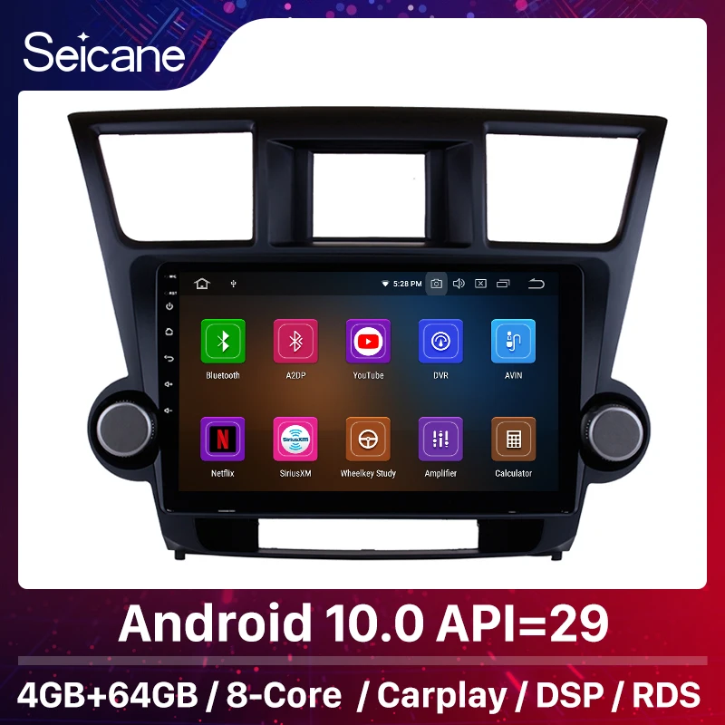 Seicane Radio Multimedia con GPS para coche, Radio con Control de ...