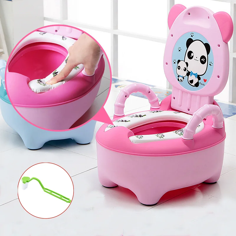 Plastic-Panda-Pot-Infant-Cute-Baby-Toilet-Seat-Boys-And-Girls-Potty ...