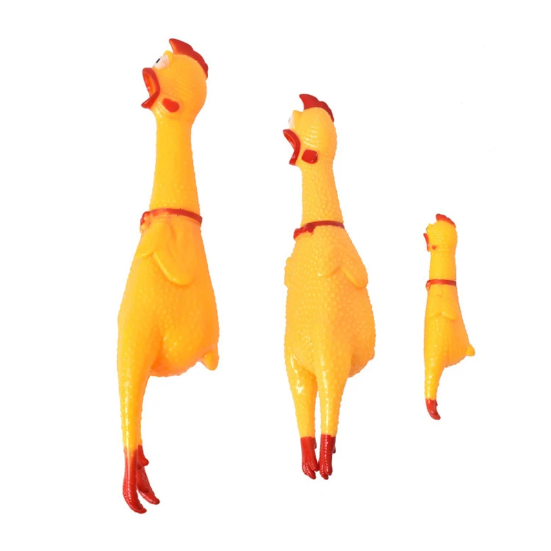 Screaming Chicken Squeeze Sound Toy Pets Dog - Chicken Sound Toy ...