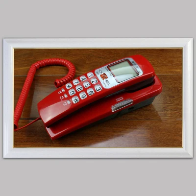 Corded Phone Landline Telephone With FSK / DTMF Caller ID,Ringtone Adjustment,Support Callback ...