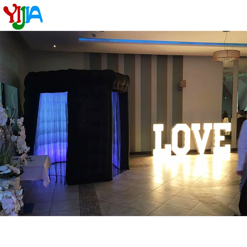 Octagon Shape 360 Photo Booth Automatic Spinning Speed Remote Control ...