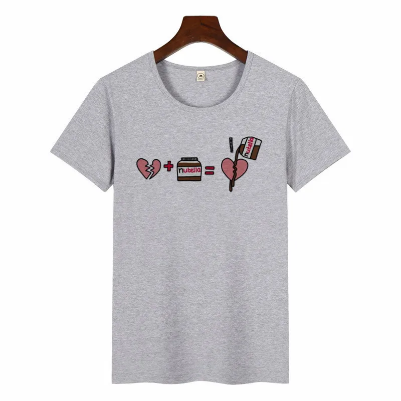 Nutella Kawaii футболка с принтом женская 90s Harajuku Ullzang модная ...